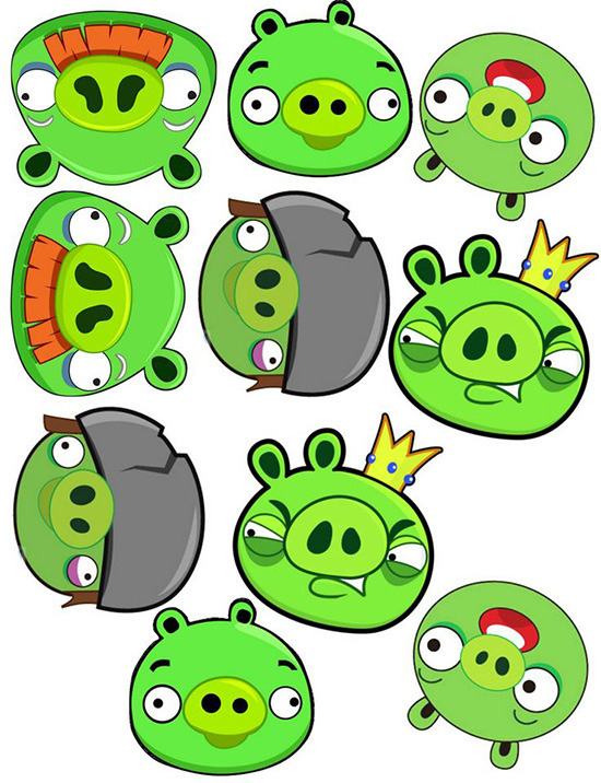 Как сделать птиц Ангри Бердз (Angry Birds) и зеленых свинок из мастики?